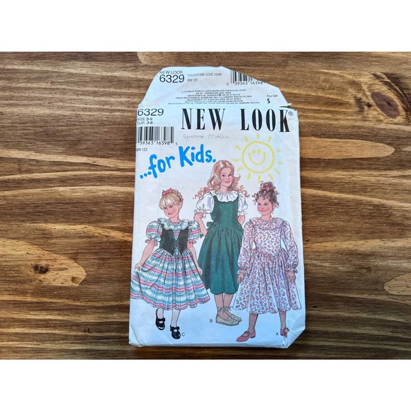 New Look | Other | Vintage New Look For Kids 6329 Cut Complete Kids ...